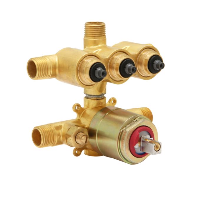 Push button rough-in valve – Huntington Brass