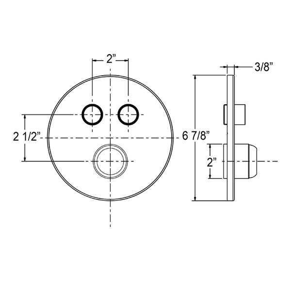 Push Button Trim – Huntington Brass