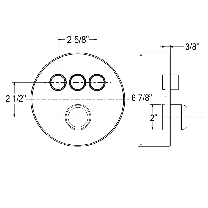 Push Button Trim – Huntington Brass