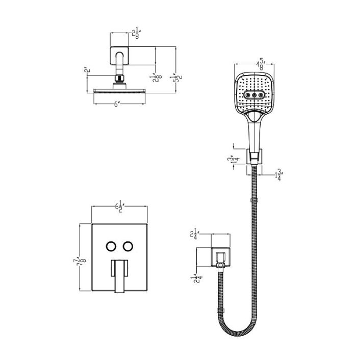 Push Button Shower – Huntington Brass