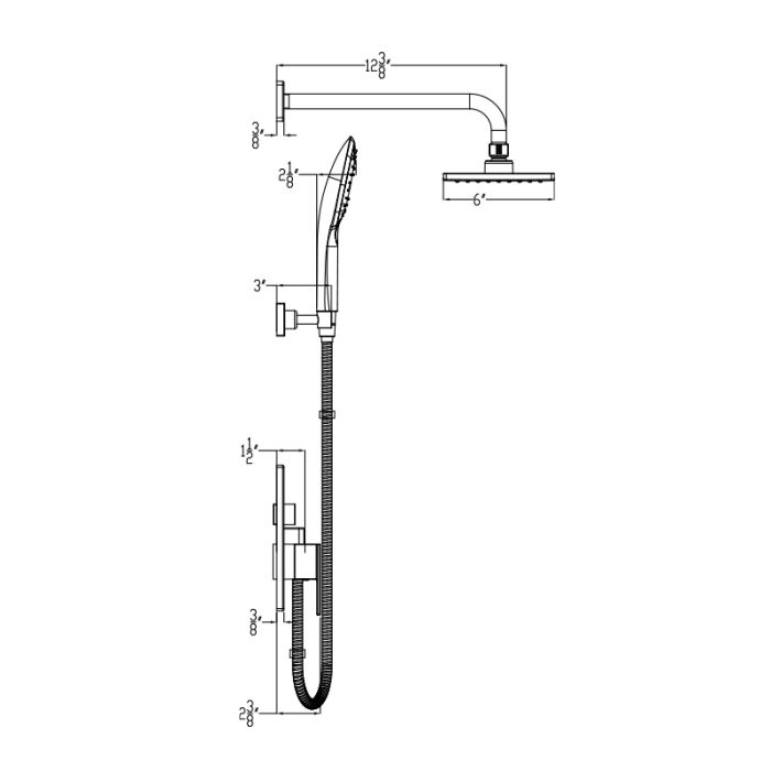 Push Button Shower – Huntington Brass